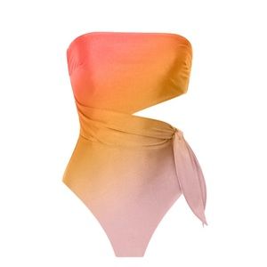 Swim | Cutout One Piece Ombre Bathing Suit | Poshmark